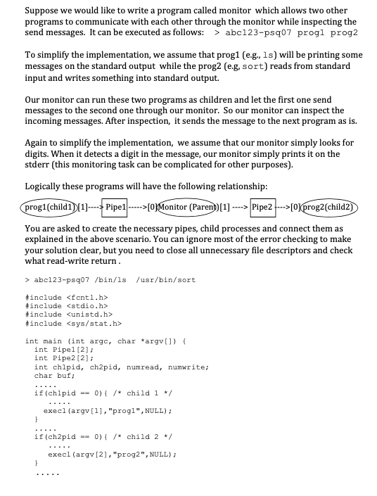 Solved Suppose we would like to write a program called | Chegg.com