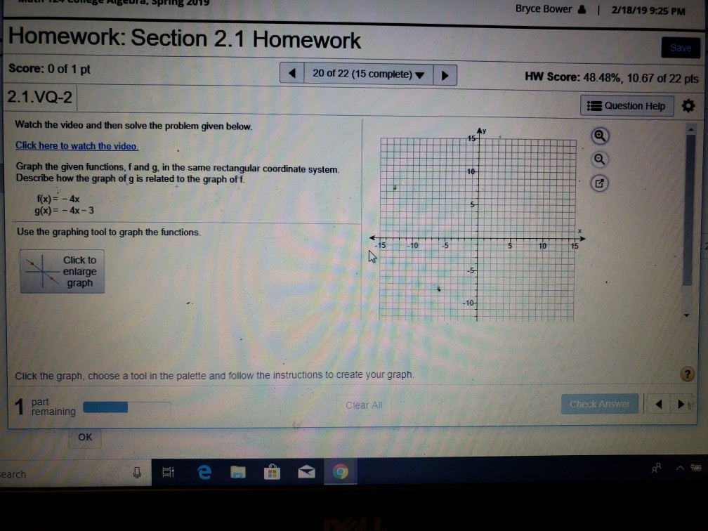 Solved Homework: Section 2.1 Homework Score: 0 of 1 pt 17 of | Chegg.com