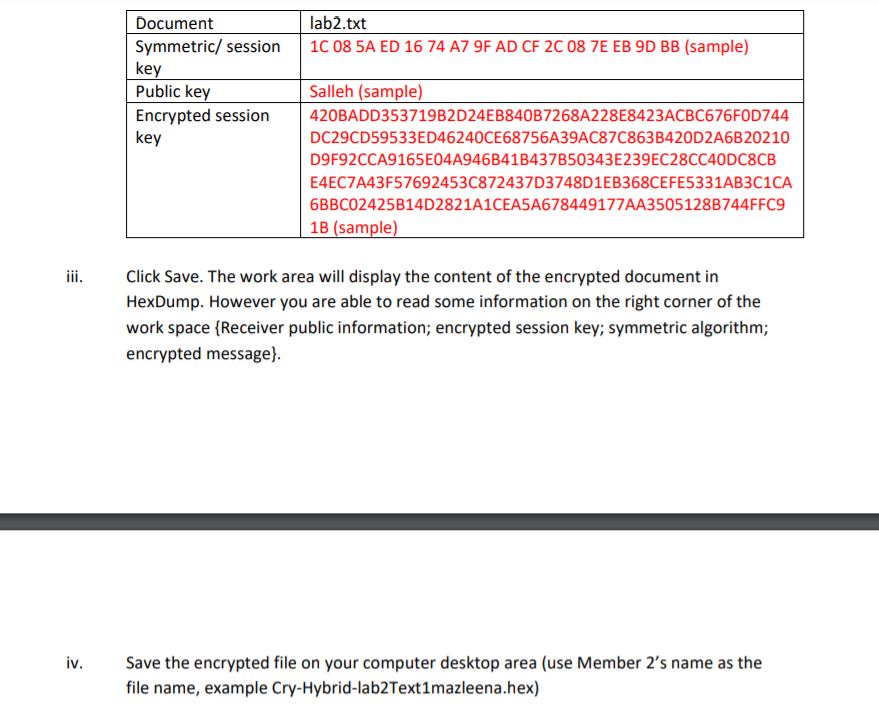 Solved C. Hybrid Cryptographic System: RSA and AES Since is | Chegg.com