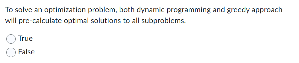 Solved To solve an optimization problem, both dynamic | Chegg.com