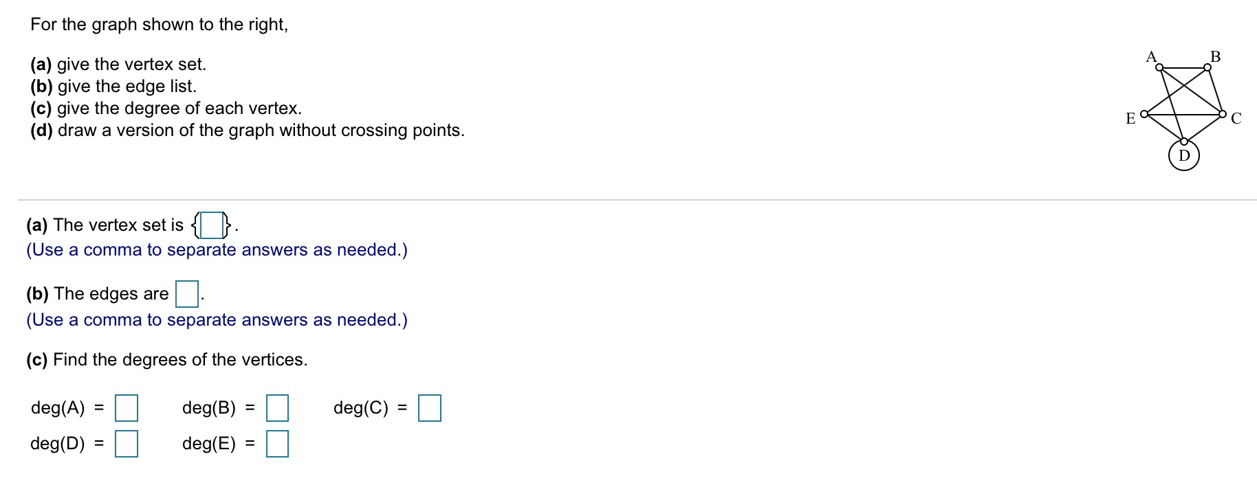 Solved Find an optimal semi-eulerization for the graph to | Chegg.com