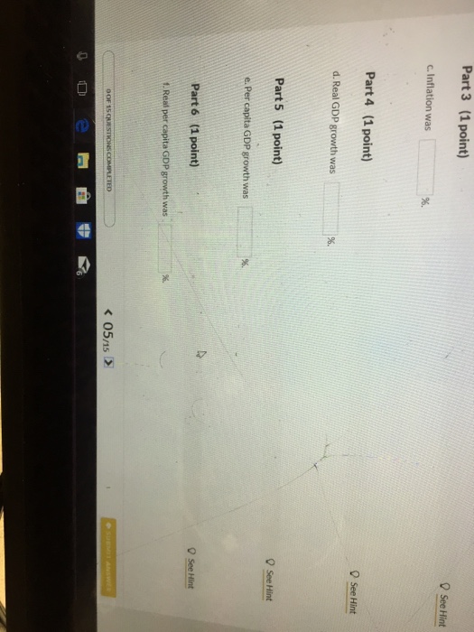 Solved 1st attempt. Part 1 (1 point) 0 See Hint Suppose that | Chegg.com