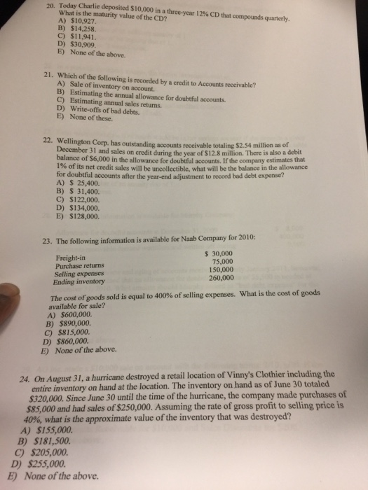 Solved Usu Following To Answer Questions 17 18 Hudson Inc