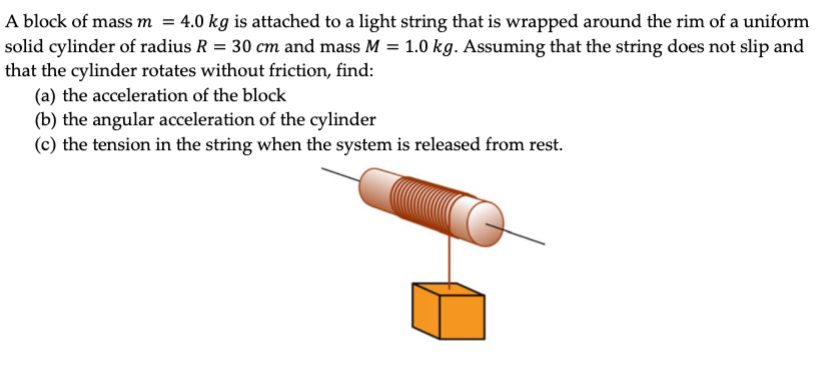 Solved A block of mass 𝑚 = 4.0 𝑘𝑔 is attached to a light | Chegg.com
