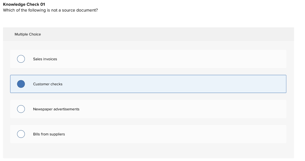 Solved Knowledge Check 01 Which of the following is not a | Chegg.com