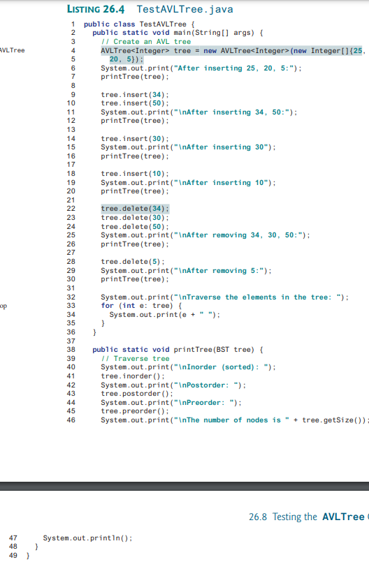 Solved Make a AVL tree and show your compile and output. | Chegg.com
