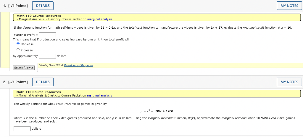 Solved Marginal Prafit = This means that if production and | Chegg.com