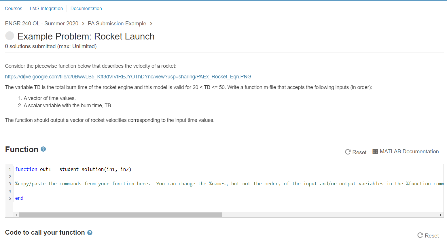 Courses LMS Integration Documentation ENGR 240 OL - | Chegg.com