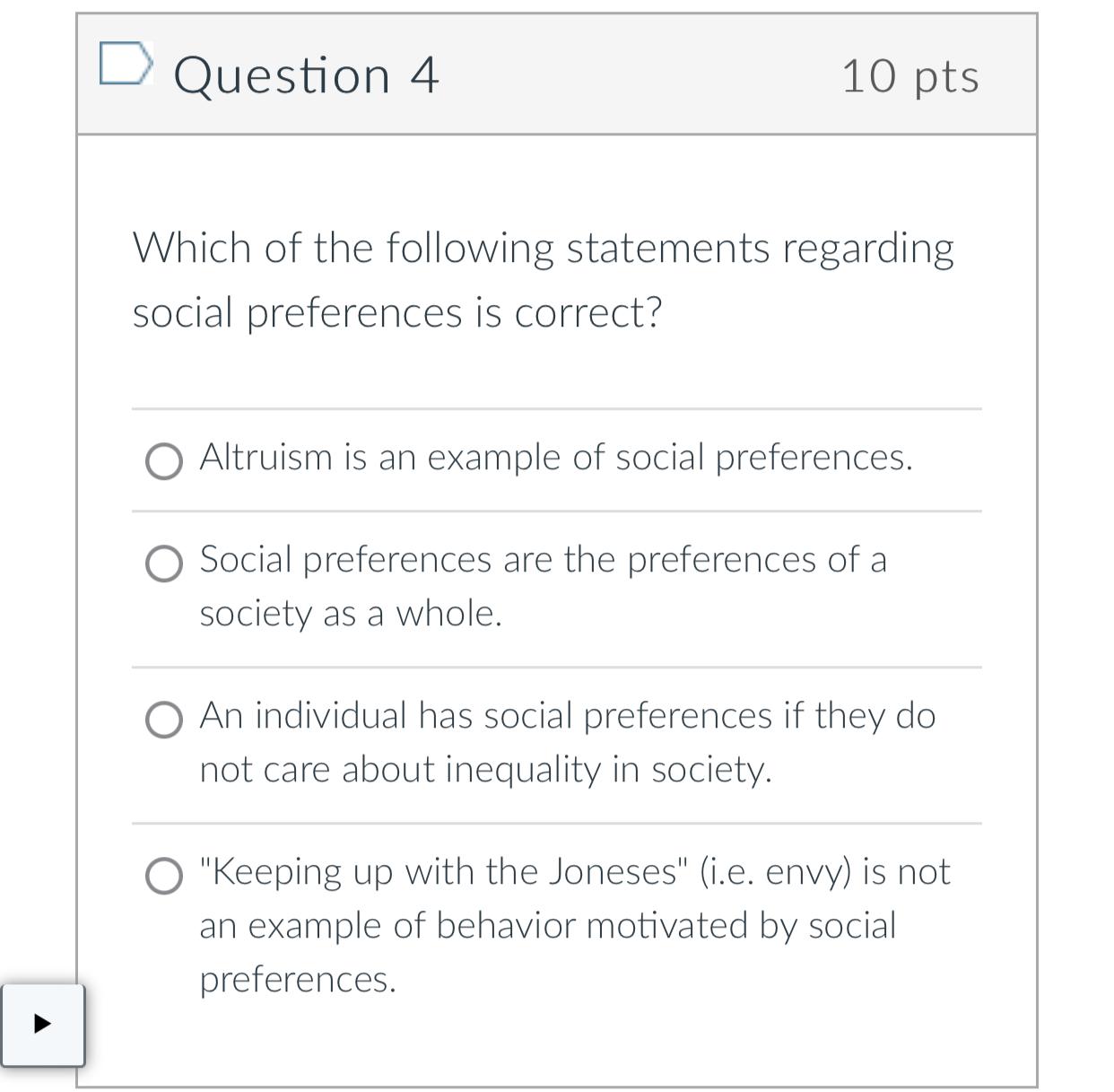 Solved Question 4 10 pts Which of the following statements | Chegg.com