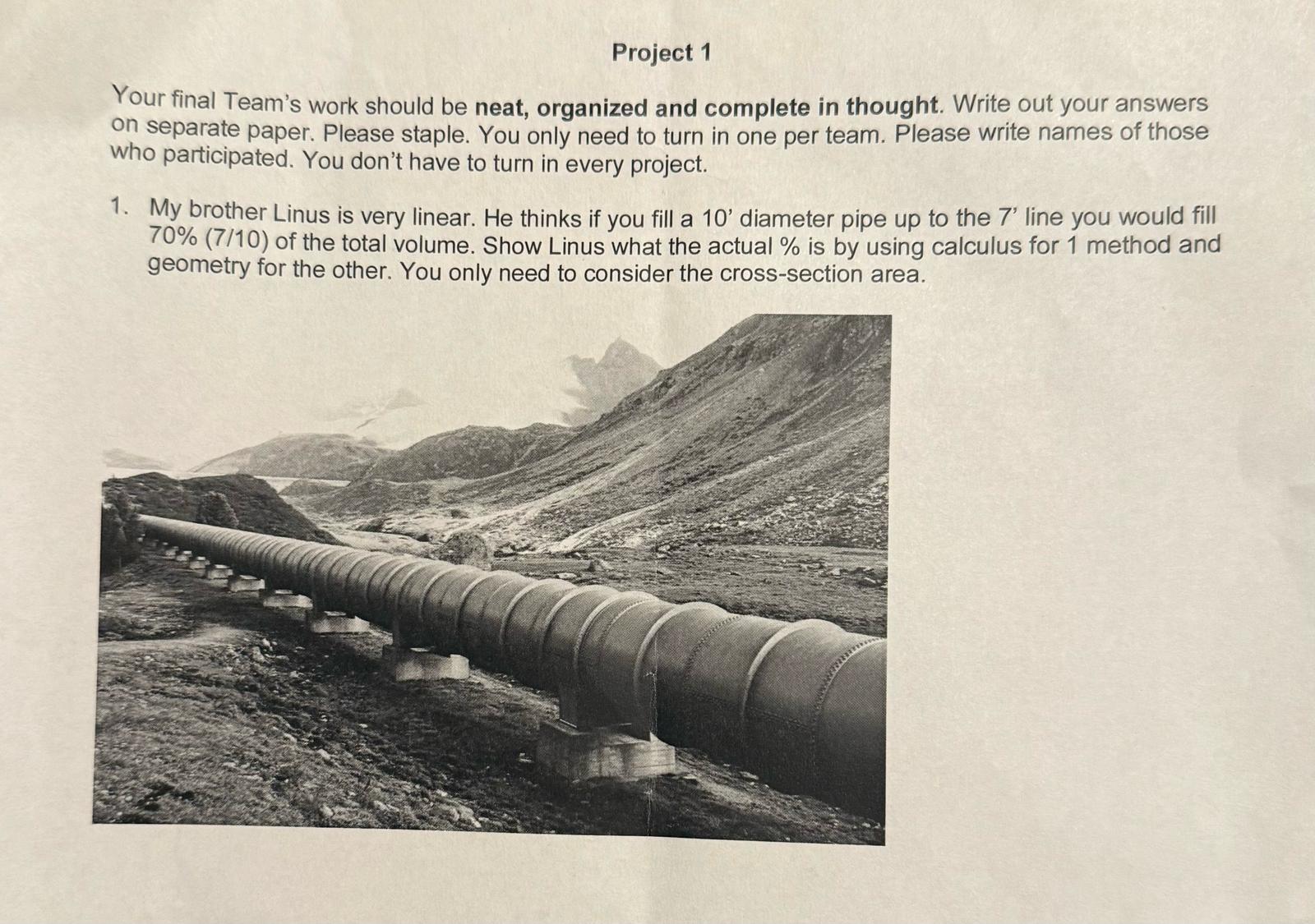 Solved Project 1 ﻿Your final Team's work should be neat, | Chegg.com