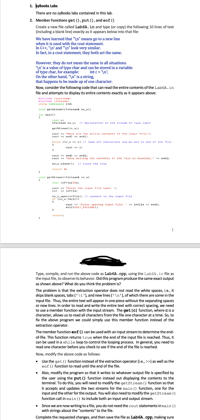 Solved Hi im stuck on this practice lab for C++ can you | Chegg.com