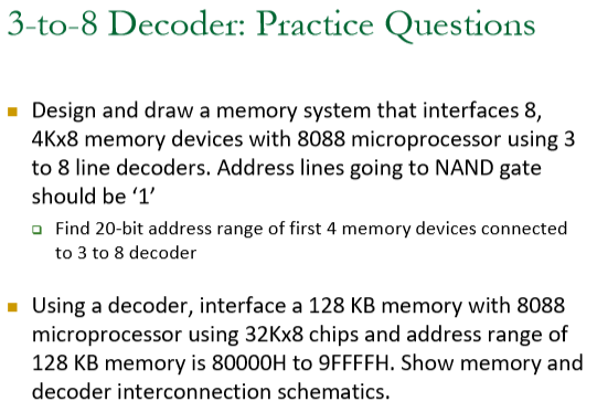 Solved 3-to-8 Decoder: Practice Questions Design and draw a | Chegg.com