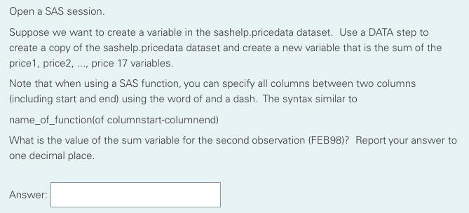 Solved TRUE/FALSE: When copying a dataset, using a KEEP | Chegg.com