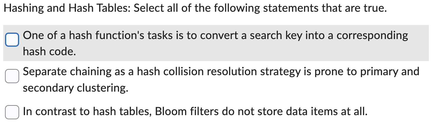 Solved Various Abstract Data Types (ADTs): Select all of the | Chegg.com Solved Various Abstract Data Types (ADTs): Select all of the | Chegg.com