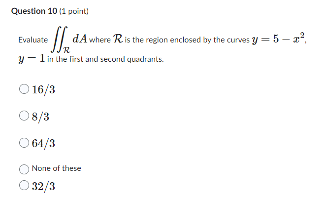 Solved Evaluate ∬RdA where R is the region enclosed by the | Chegg.com