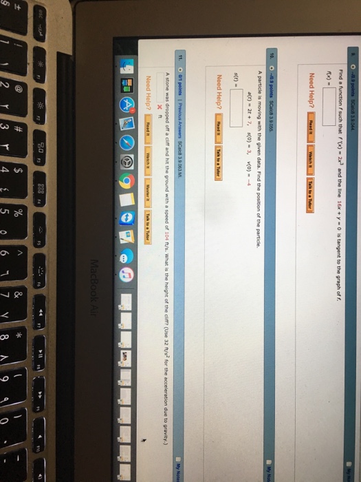 Solved Find a function f such that f(x) = 2x^3 and the line | Chegg.com