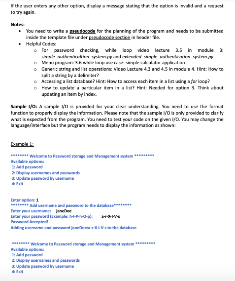 Solved Problem description: Write a python application to | Chegg.com