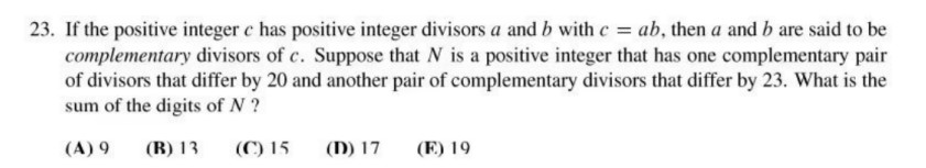 Solved If the positive integer c ﻿has positive integer | Chegg.com