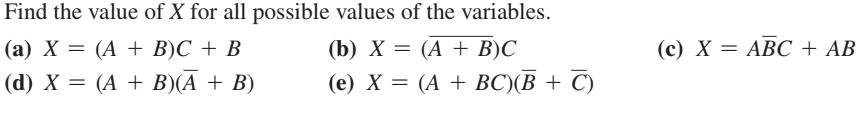 Solved Find the value of X for all possible values of the | Chegg.com