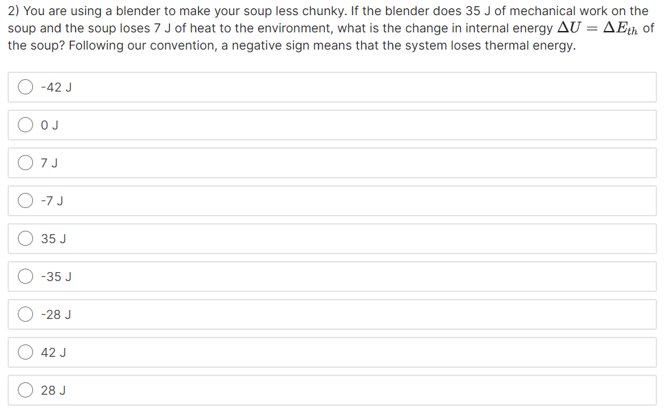 Solved 2) You are using a blender to make your soup less | Chegg.com