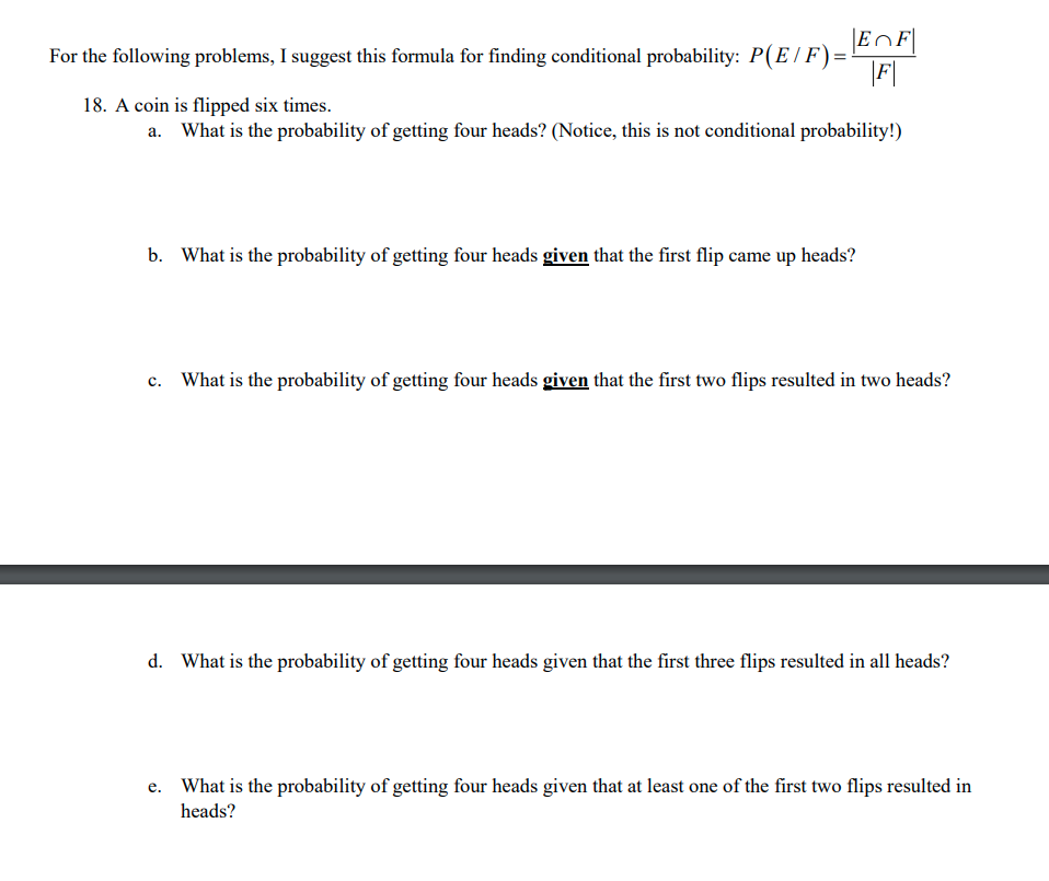 Solved EF For the following problems, I suggest this formula | Chegg.com