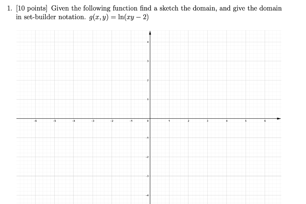 Solved 1. [10 points] Given the following function find a | Chegg.com