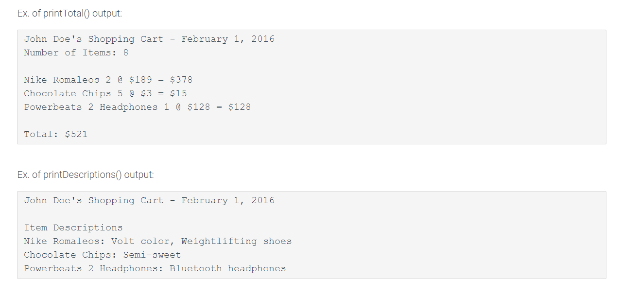 Solved 7.24 LAB*: Program: Online shopping cart (Part 2) | Chegg.com