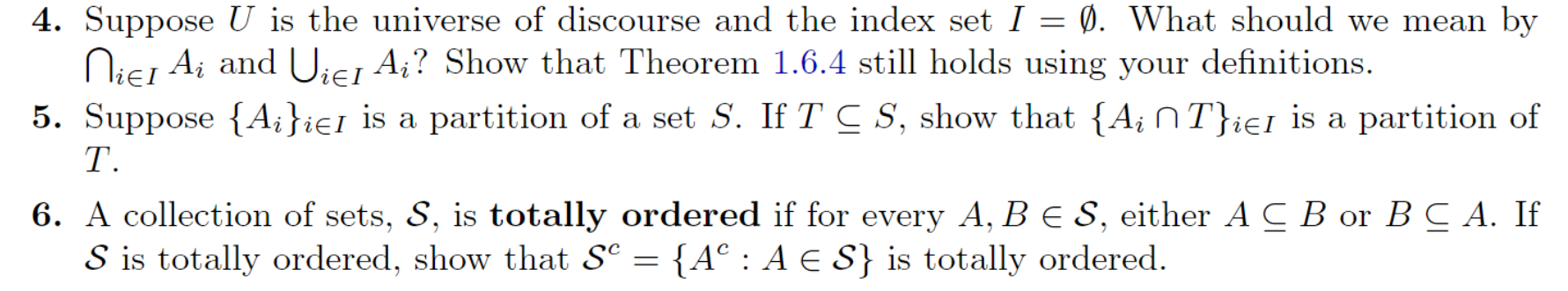 Solved = 4. Suppose U is the universe of discourse and the | Chegg.com