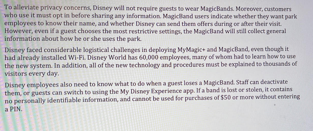 Solved Millions of people have visited Disney World | Chegg.com