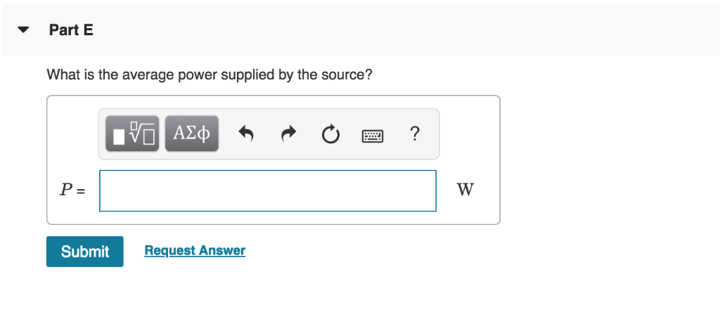 Solved Constants Part A In an L-R-C series circuit, L 0.390 | Chegg.com