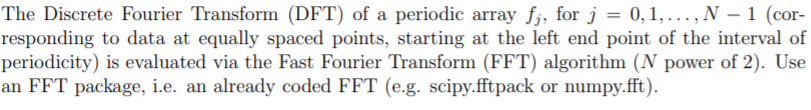 The Discrete Fourier Transform Dft Of A Periodic