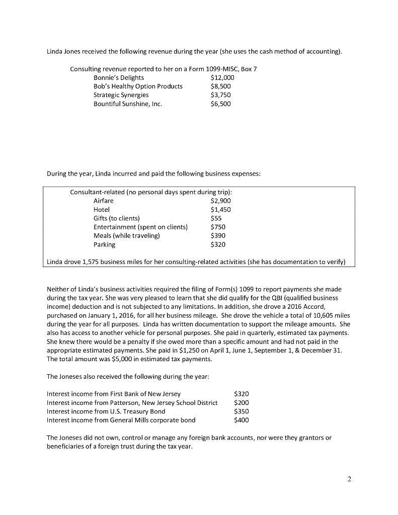 Using this as an example, complete a 2018 federal | Chegg.com