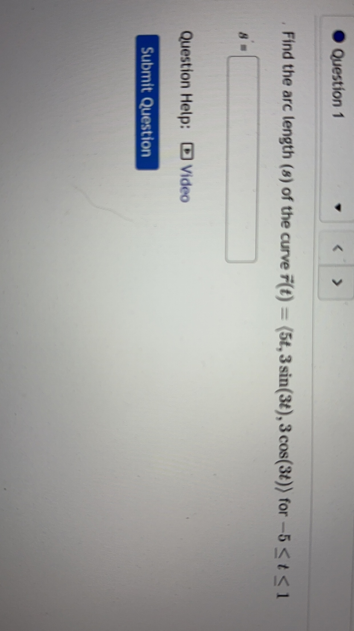 Solved r(t)= 5t,3sin(3t),3cos(3t) | Chegg.com