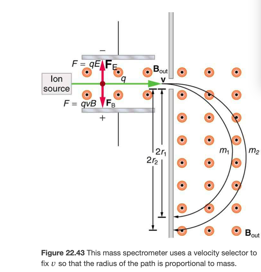 Solved The Bainbridge spectrometer works by ionizing | Chegg.com