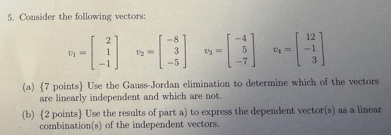 Solved Consider the following | Chegg.com