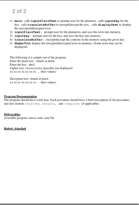 Computer Organization/Assembly Language (CSC13351) | Chegg.com