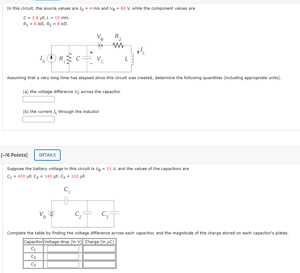 Solved In this circuit, the source values are Is = 4 mA and | Chegg.com