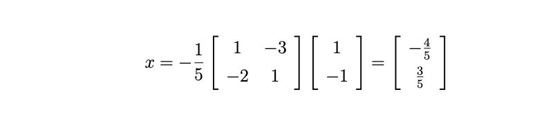 Solved A Square System Exercise 3.8 Solve the equation 1 3 1 | Chegg.com