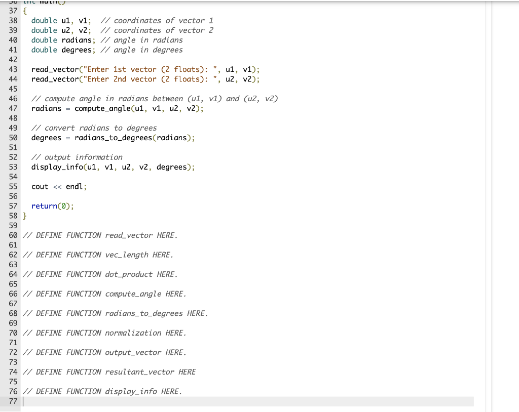 Solved Sample Runs (Program Behavior) (C++) User input is in | Chegg.com