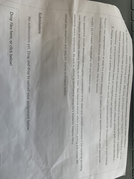 Solved Week 8-Assignment: Signature Assignment: Analyze a | Chegg.com
