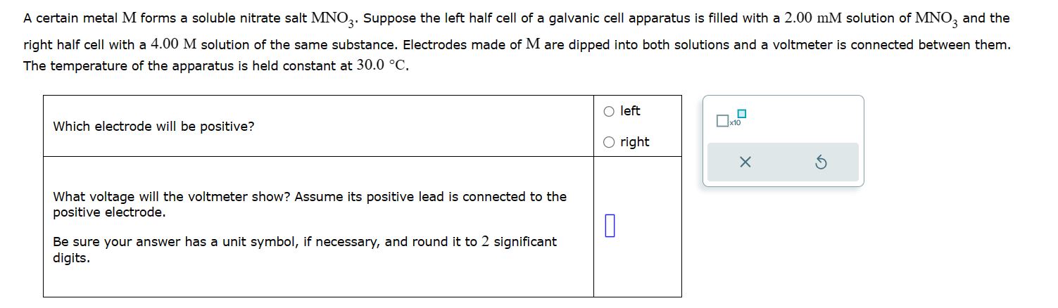 Solved A certain metal M forms a soluble nitrate salt MNO3. | Chegg.com