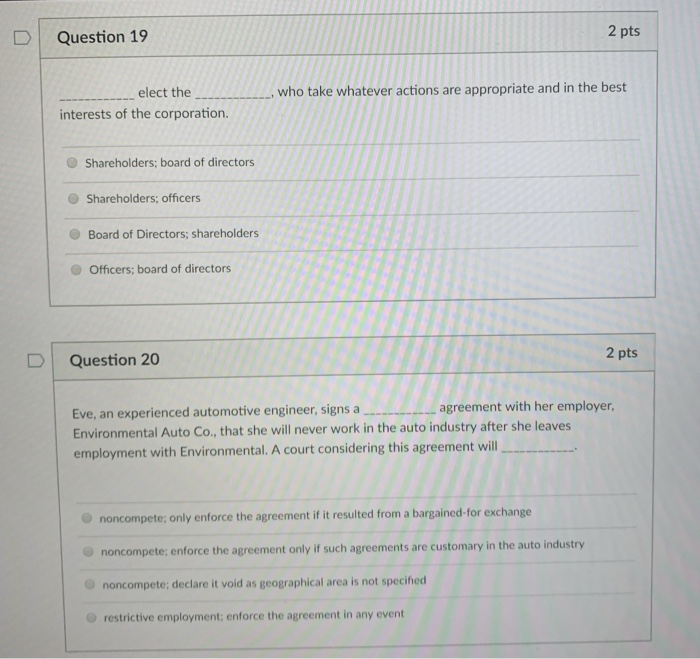 Solved D Question 19 2 pts the who take whatever actions are | Chegg.com Solved D Question 19 2 pts the who take whatever actions are | Chegg.com