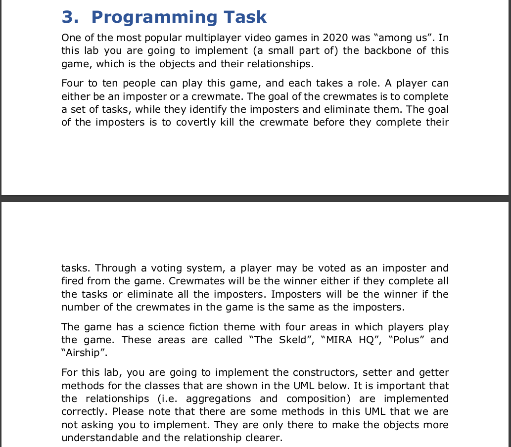 Solved 3. Programming Task One of the most popular | Chegg.com