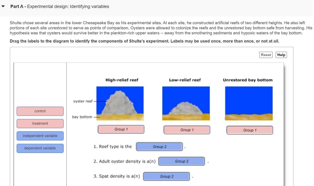 Solved Part A - Experimental design: Identifying variables | Chegg.com
