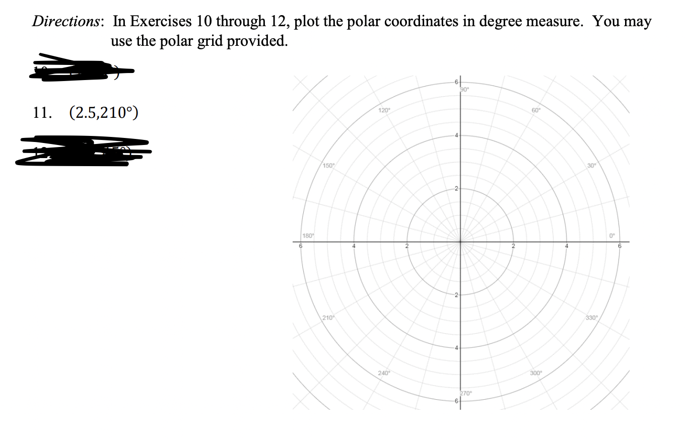 Solved Directions: In Exercises 10 through 12, plot the | Chegg.com