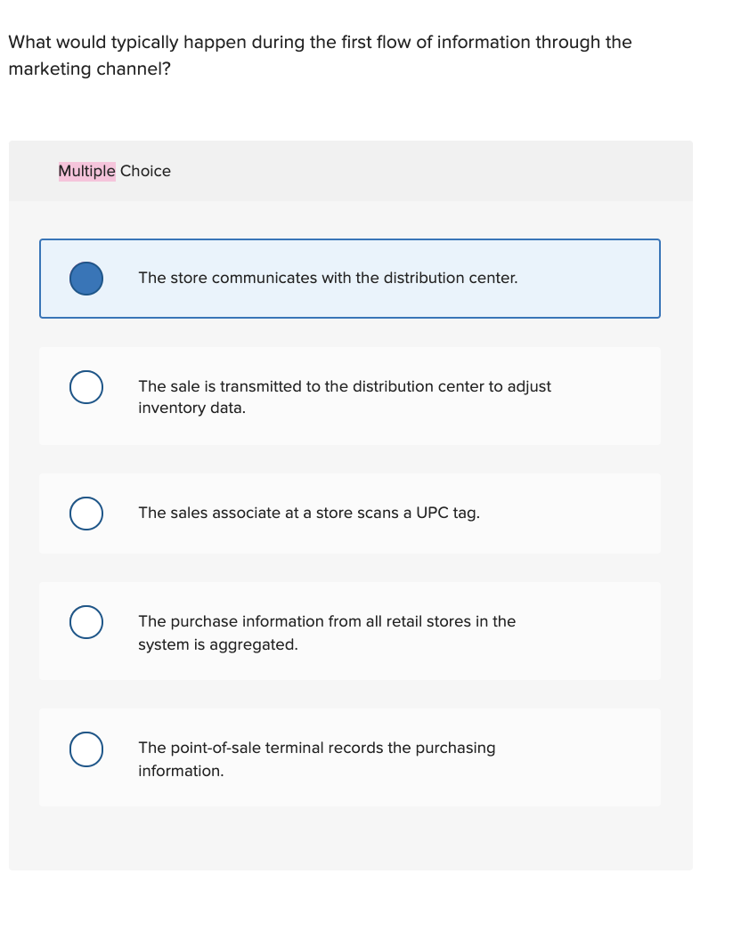 Solved What would typically happen during the first flow of | Chegg.com