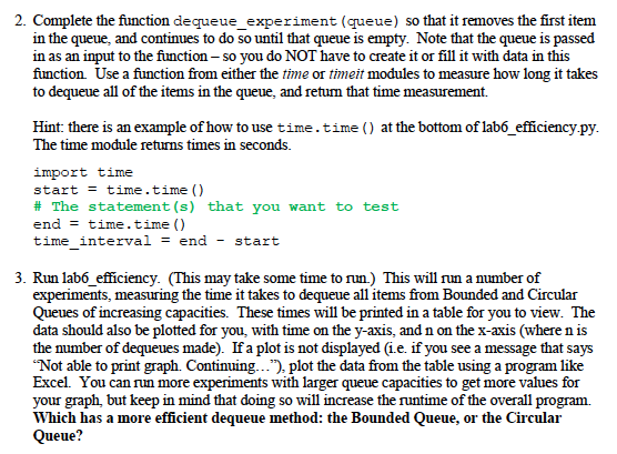 In this file, both your Bounded and Circular Queues | Chegg.com