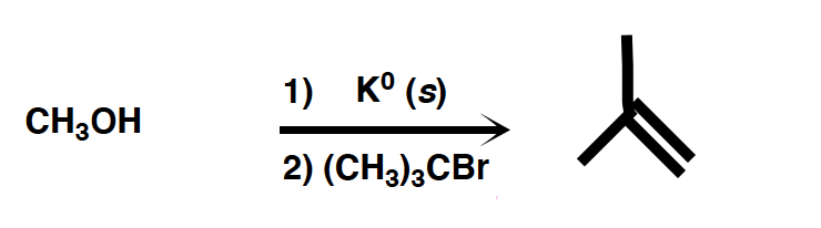 Solved Please show the mechanism as wellCH3OHK0(s)(CH3)3CBr | Chegg.com