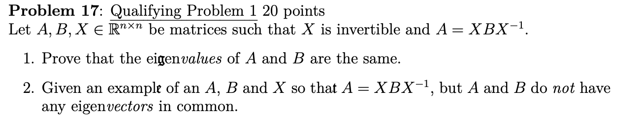 Solved Problem 17: Qualifying Problem 120 points 1. Prove | Chegg.com