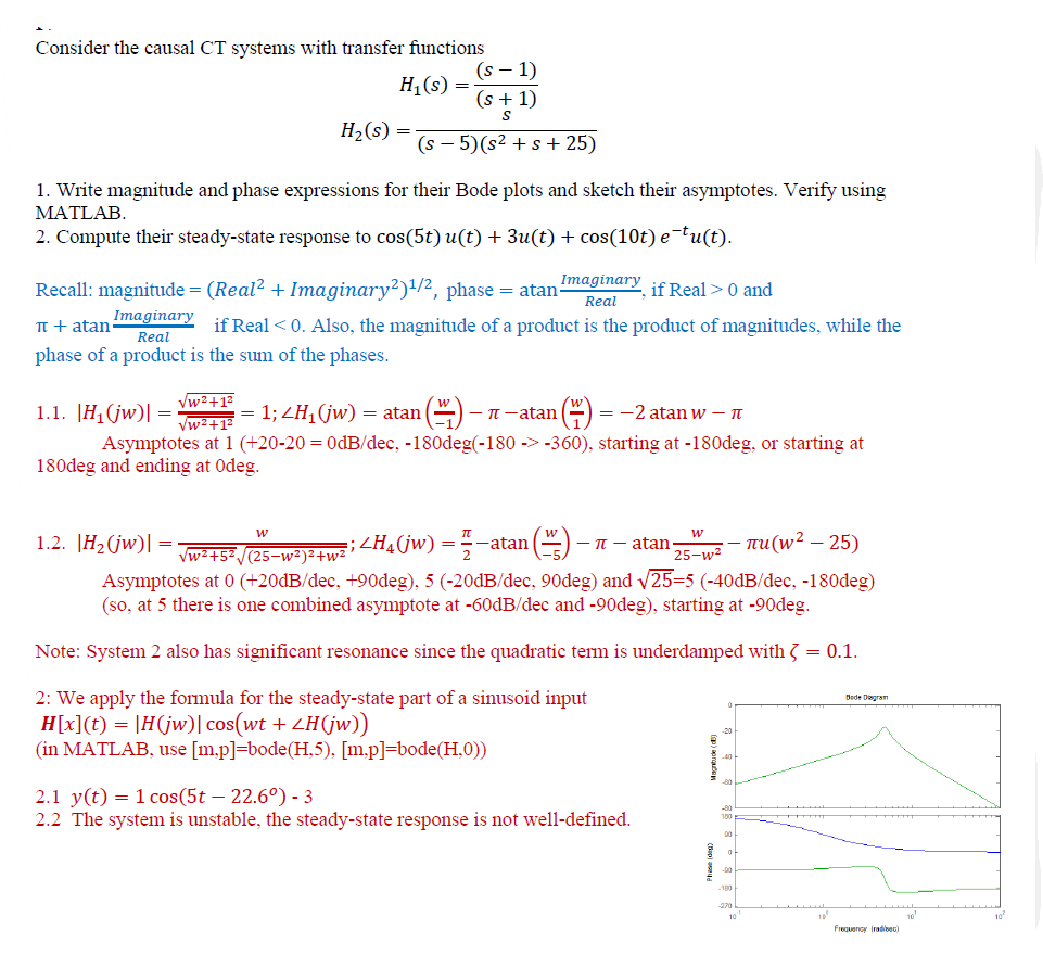 Solved Consider the causal CT systems with transfer | Chegg.com Solved Consider the causal CT systems with transfer | Chegg.com
